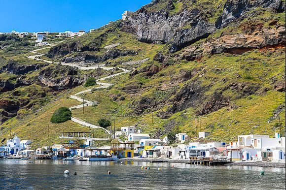 thirassia island - Santorini Sailing Tour
